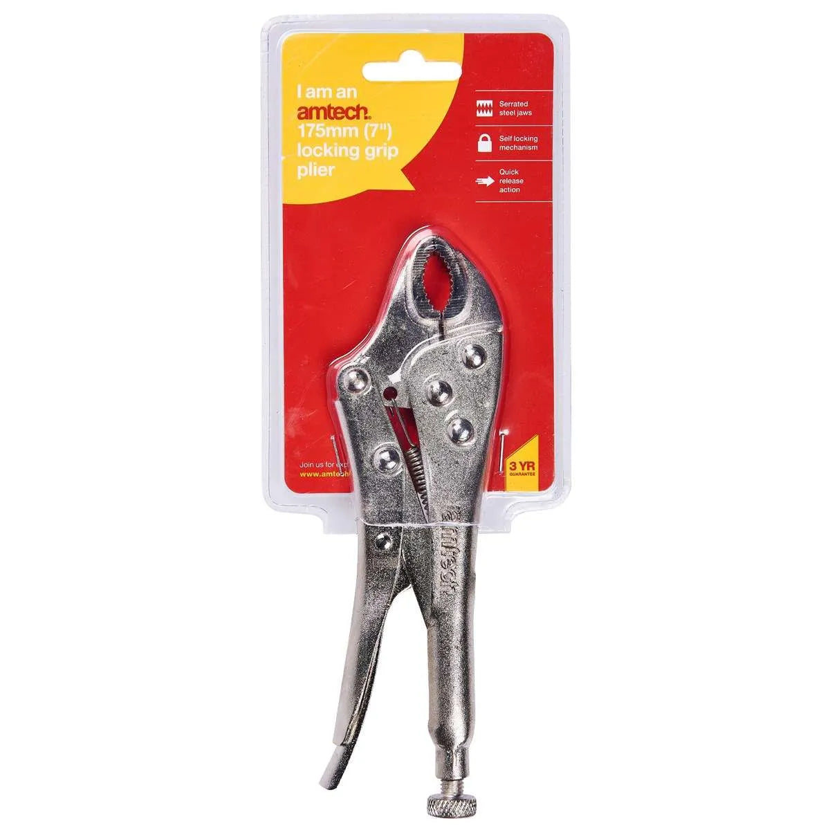 Amtech 7” Locking Grip Plier — One Stop Motorshop