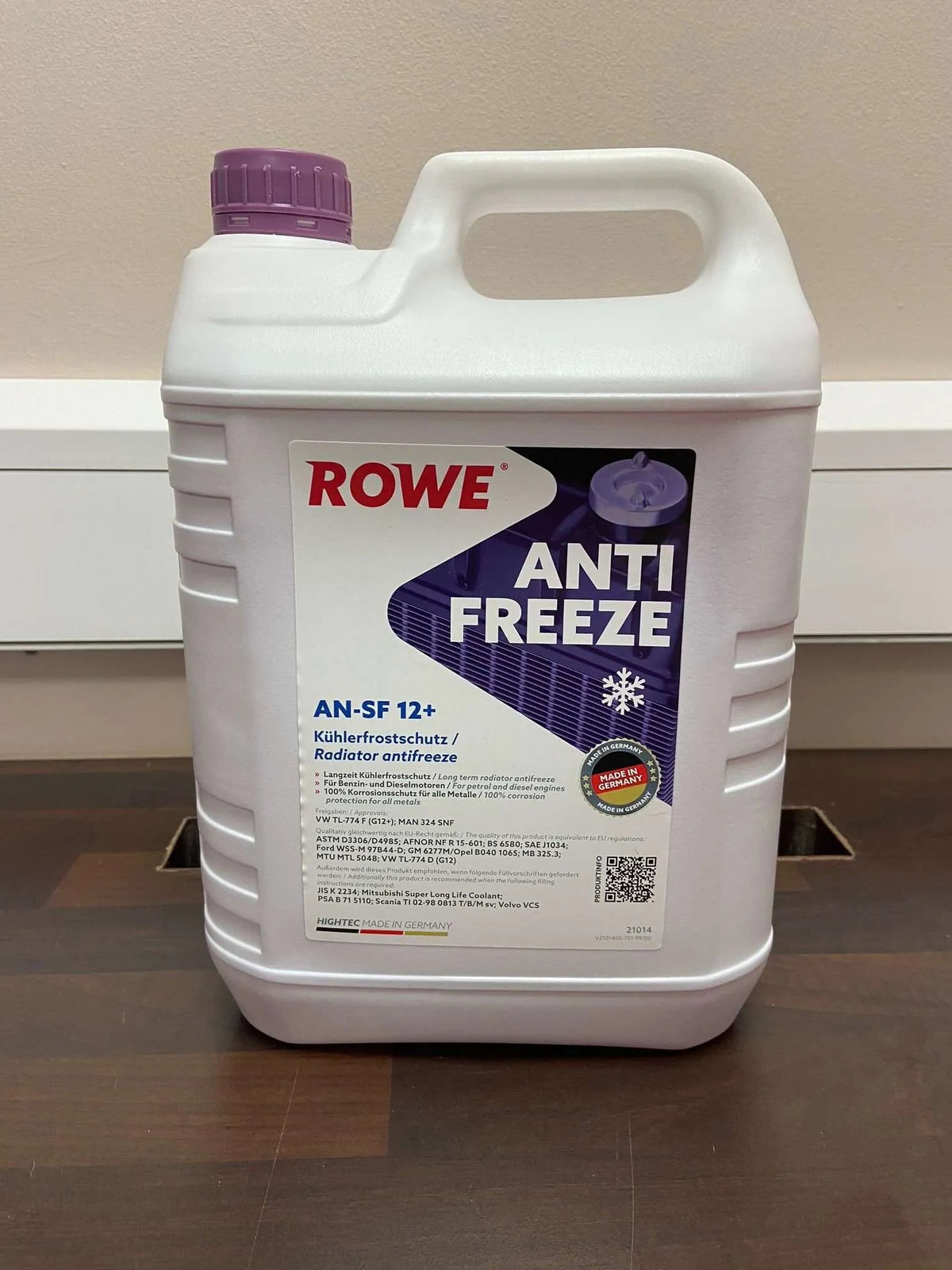 ROWE Antifreeze AN SF 5L — One Stop Motorshop